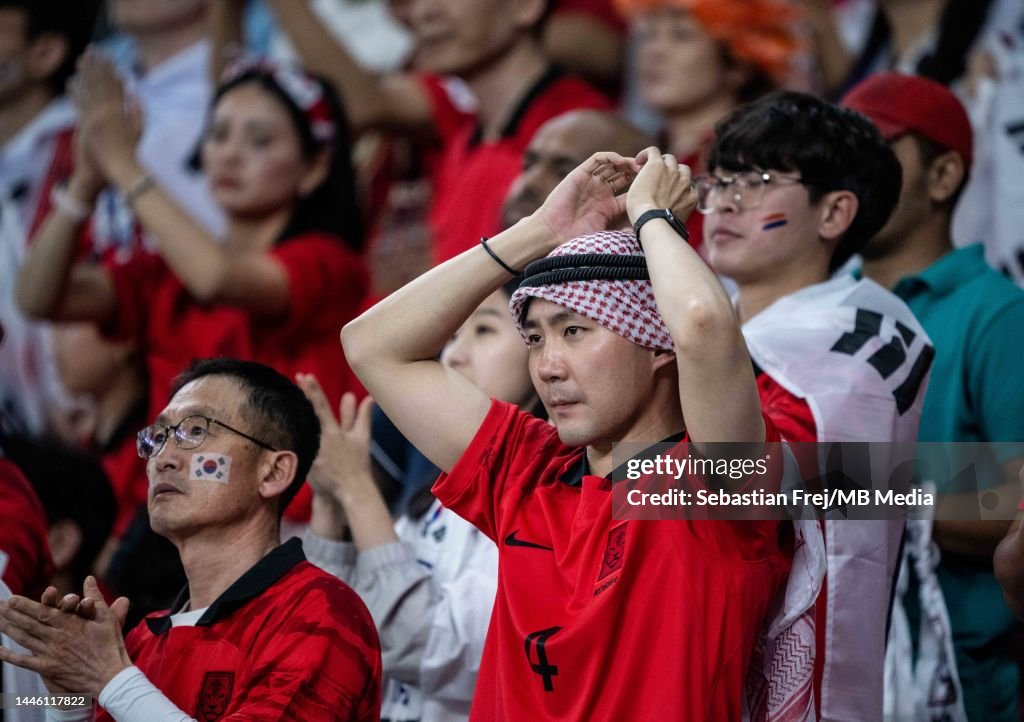 Fans Of Korea Republic During The Fifa World Cup Qatar 2022 Group H