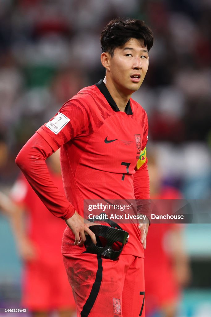 Son Heung Min Of Korea During The Fifa World Cup Qatar 2022 Group H