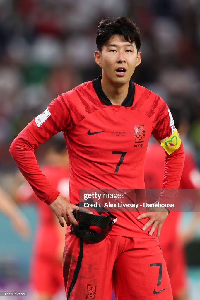 Son Heung Min Of Korea During The Fifa World Cup Qatar 2022 Group H