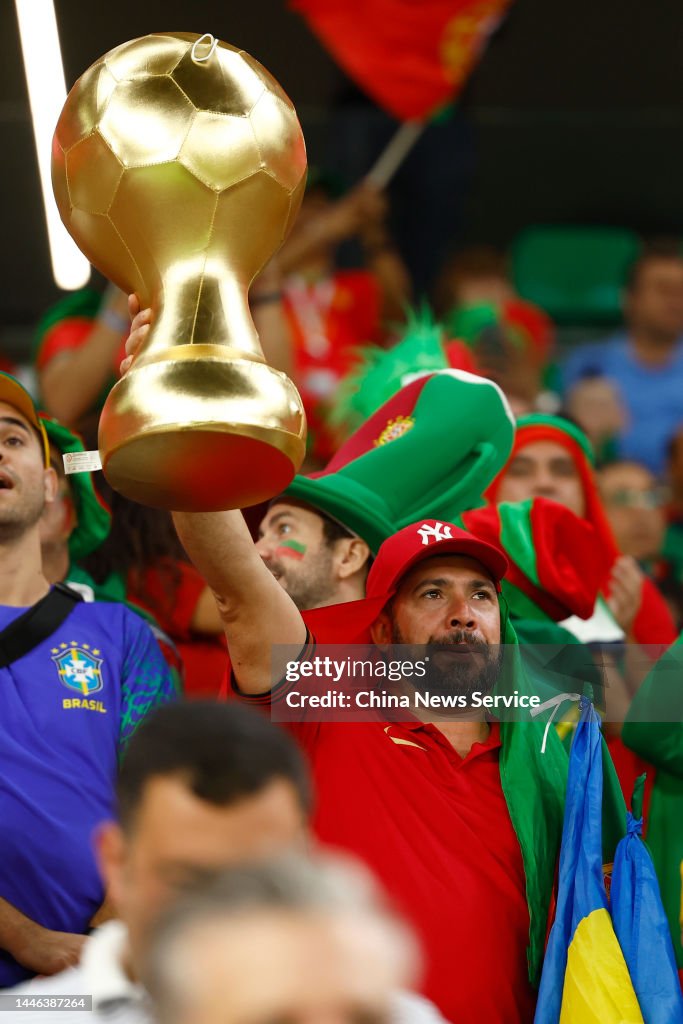 Fans Of Portugal Cheer During The Fifa World Cup Qatar 2022 Group H