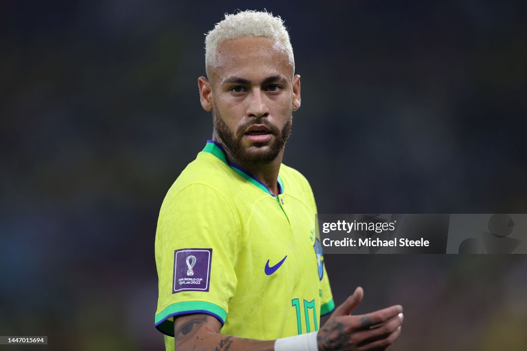 Neymar of Brazil during the FIFA World Cup Qatar 2022 Round of 16 ... Neymar of Brazil during the FIFA World Cup Qatar 2022 Round of 16 ...