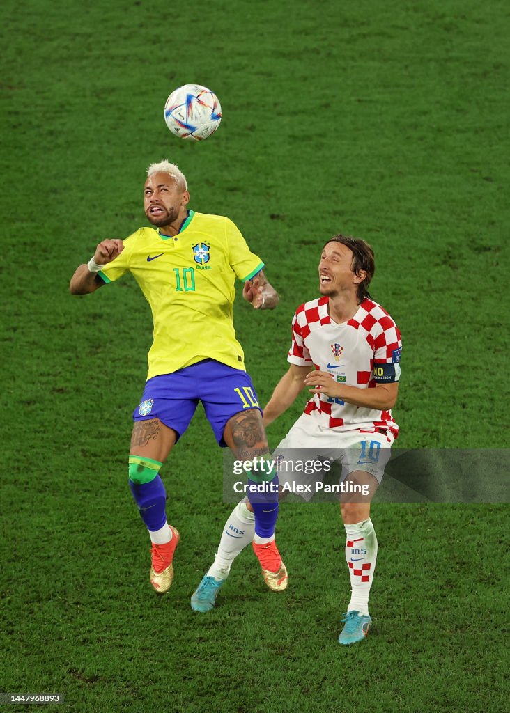 Neymar Of Brazil During The Fifa World Cup Qatar 2022 Quarter Final
