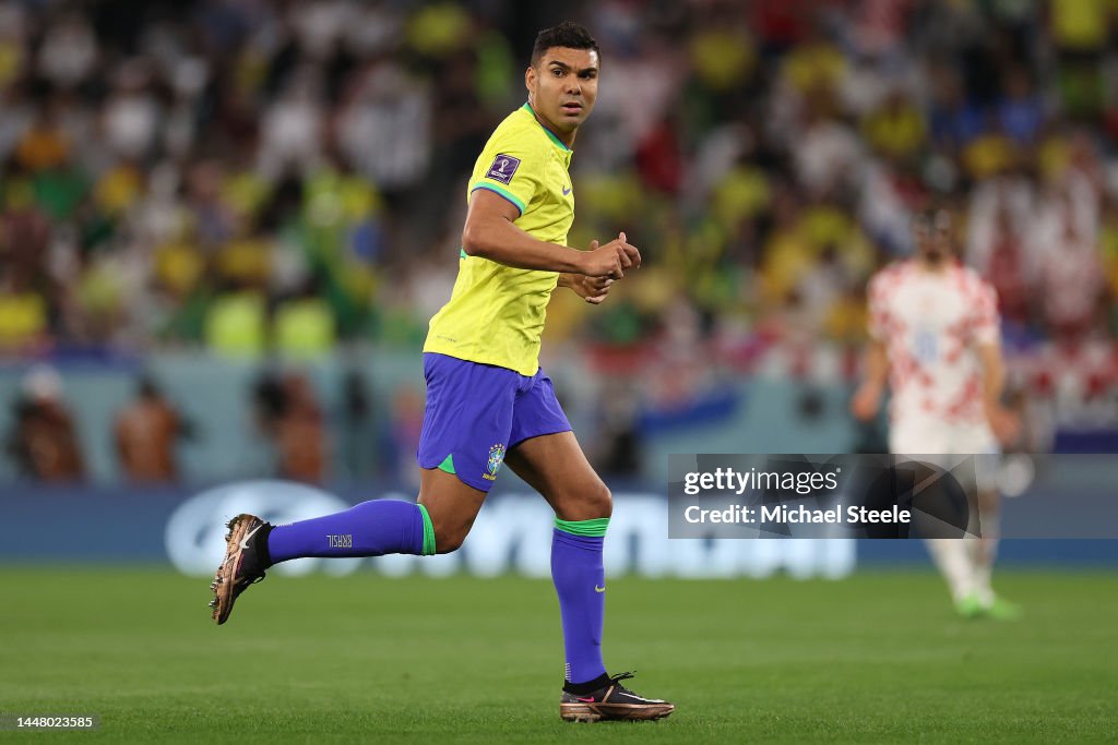 Casemiro Of Brazil During The Fifa World Cup Qatar 2022 Quarter Final