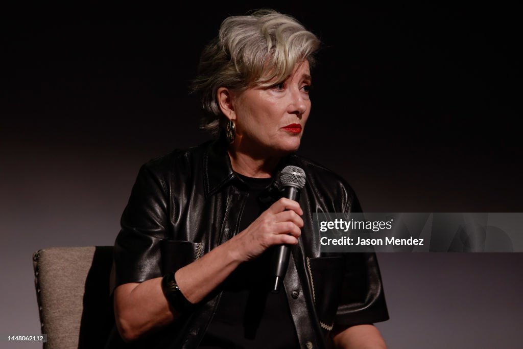 Emma Thompson Speaks During The Good Luck To You Leo Grande Qanda