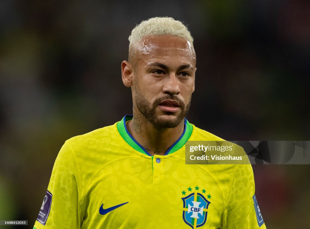 Neymar Of Brazil During The Fifa World Cup Qatar 2022 Quarter Final