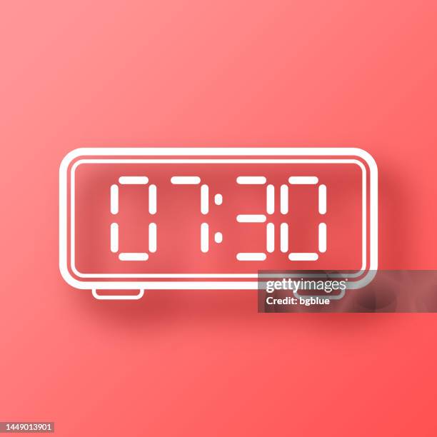 Digital Clock Template Photos And Premium High Res Pictures Getty Images