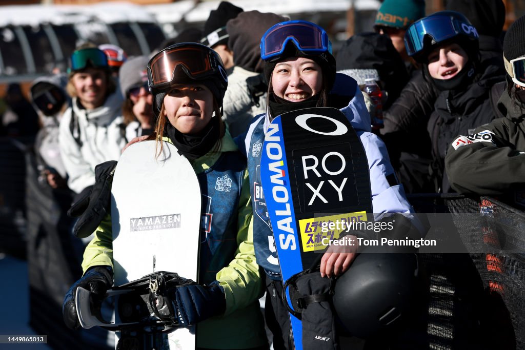 Mari Fukada and Hinari Asanuma of Team Japan pose after competing in ... Mari Fukada and Hinari Asanuma of Team Japan pose after competing in ...