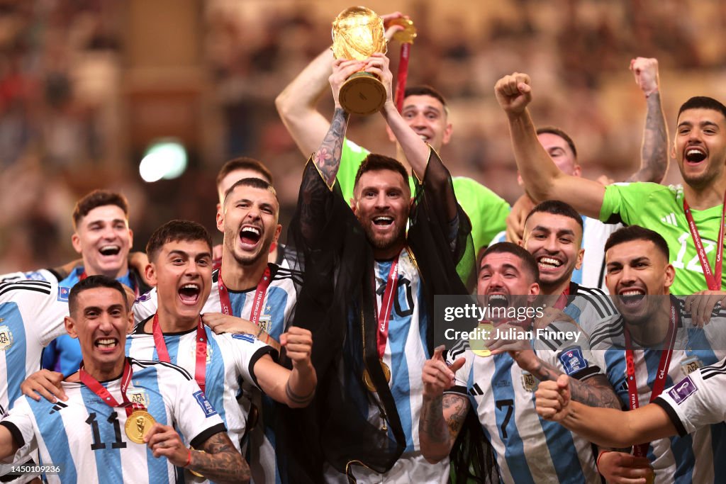 Lionel Messi Of Argentina Lifts The Fifa World Cup Qatar 2022 News
