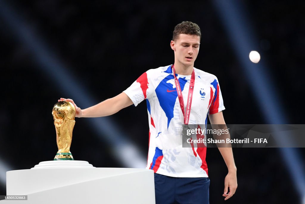 Benjamin Pavard Of France Touches The Fifa World Cup Qatar 2022 News