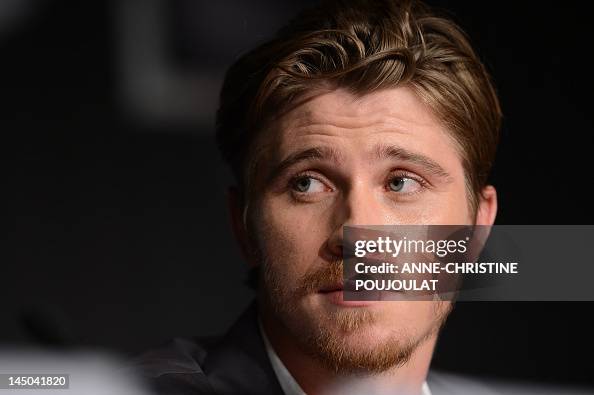 US actor Garrett Hedlund attends the press conference of US actor Garrett Hedlund attends the press conference of