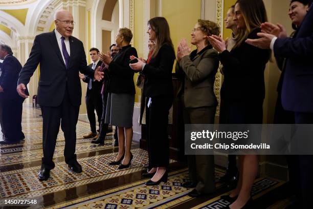 Sen Patrick Leahy Photos And Premium High Res Pictures Getty Images