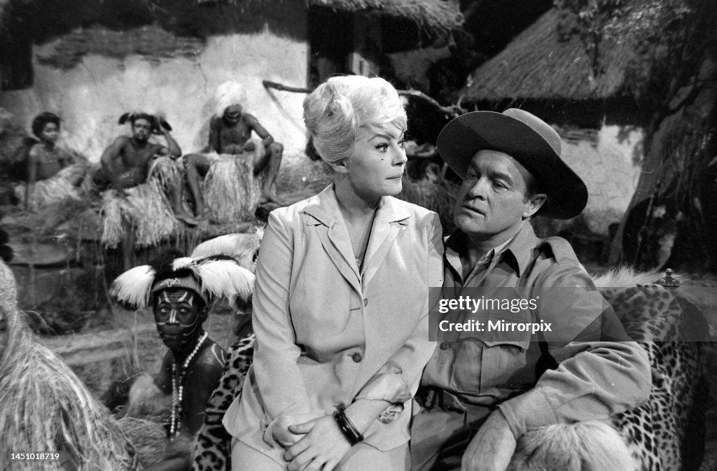 Anita Ekberg On Set Of Call Me Bwana With Bob Hope June 1962 News