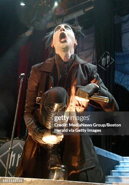 Marilyn Manson Performs During Ozzfest At The Tweeter Center Thursday