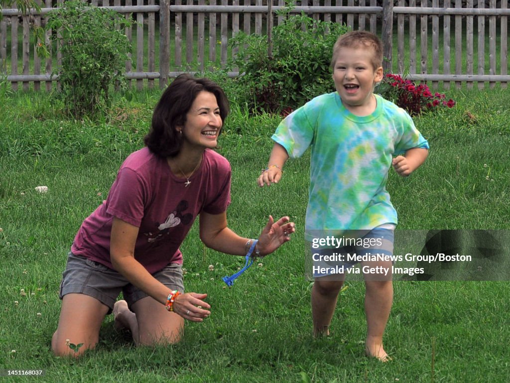 Declan Cassidy 4 And His Mother Annette Enjoy Some Time Together
