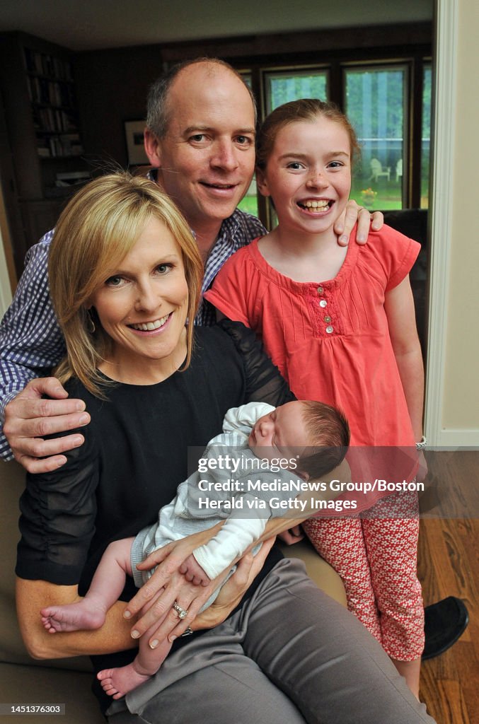 Wbz Tv Anchor Lisa Hughes And Her Husband Michael Casey And Their News Photo Getty Images
