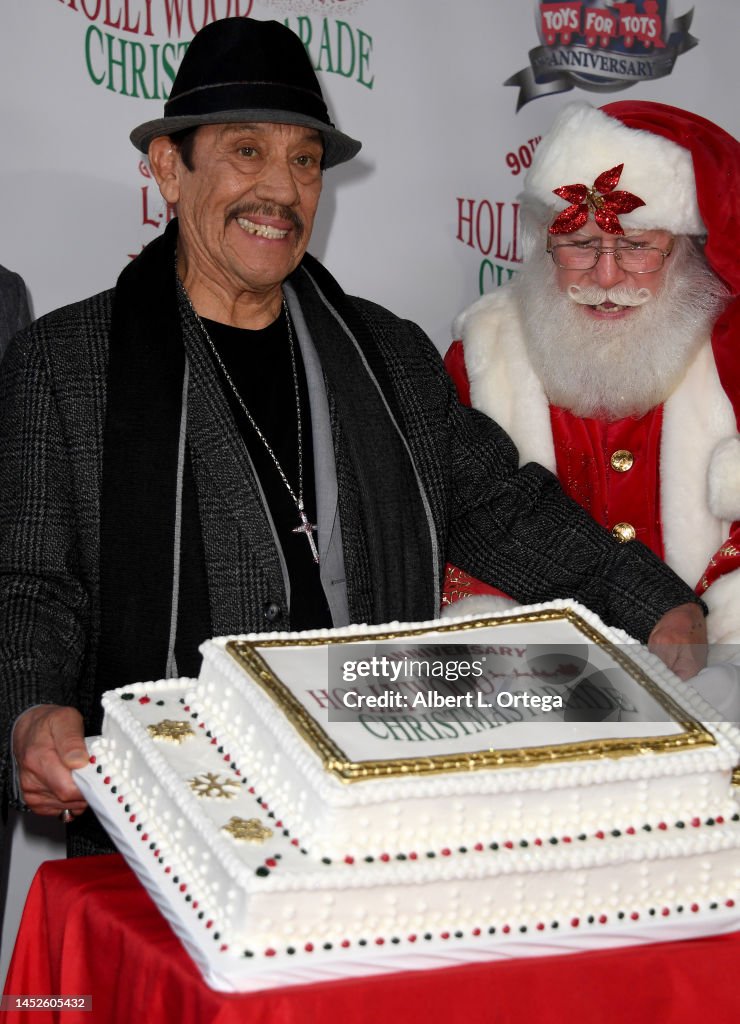 Danny Trejo And Santa Claus Attend The 90th Anniversary Of The News Photo Getty Images