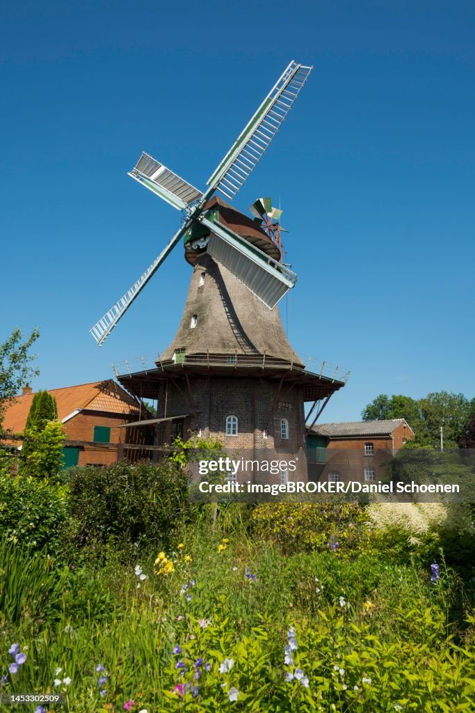 Windmill Jemgum East Frisia Lower Saxony Germany High-Res Stock Photo ... Windmill Jemgum East Frisia Lower Saxony Germany High-Res Stock Photo ...
