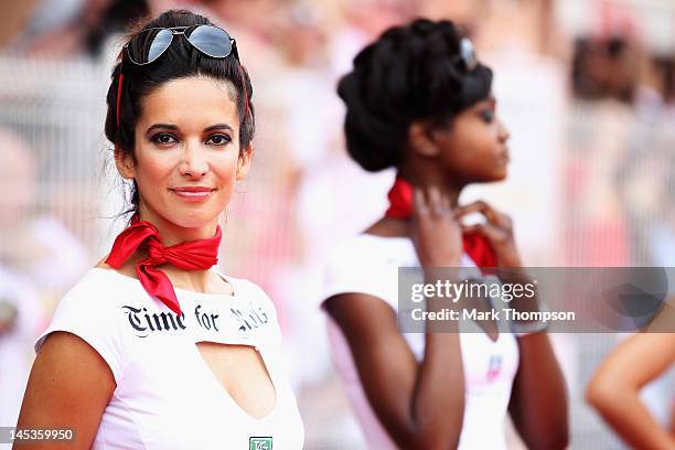 Grid Girls Monaco Photos And Premium High Res Pictures Getty Images