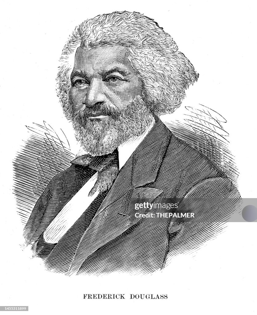 Portrait Of Frederick Douglass Abolitionist And Social Reformer