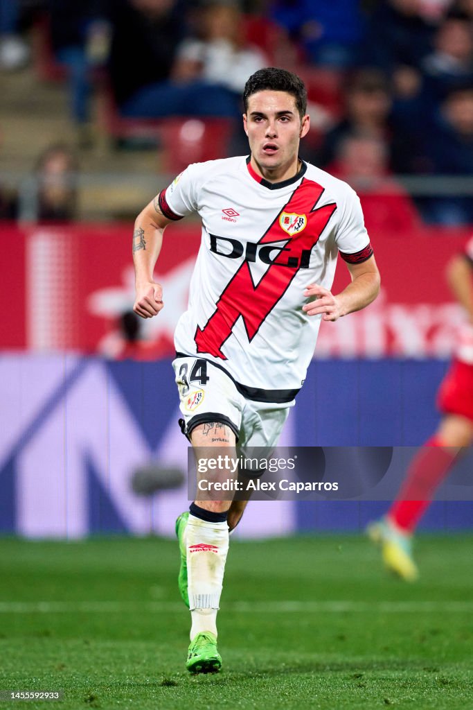 Sergio Camello of Rayo Vallecano runs during the LaLiga Santander ... Sergio Camello of Rayo Vallecano runs during the LaLiga Santander ...