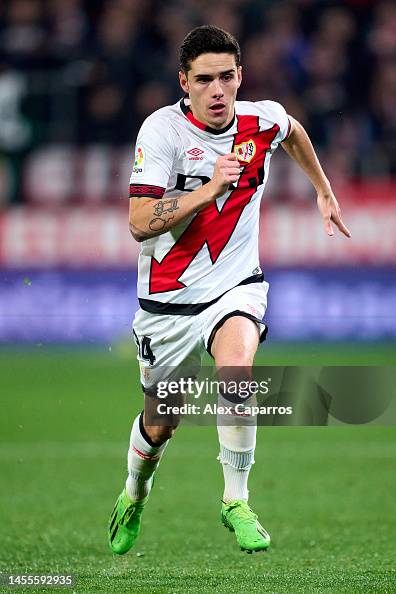 Sergio Camello of Rayo Vallecano runs during the LaLiga Santander ... Sergio Camello of Rayo Vallecano runs during the LaLiga Santander ...