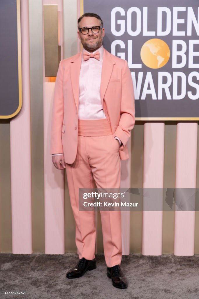 Seth Rogen Attends The 80th Annual Golden Globe Awards At The Beverly