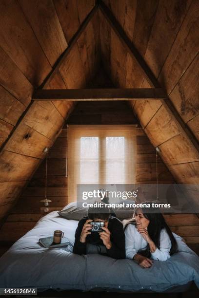 Couple In Cabin Bed Photos And Premium High Res Pictures Getty Images