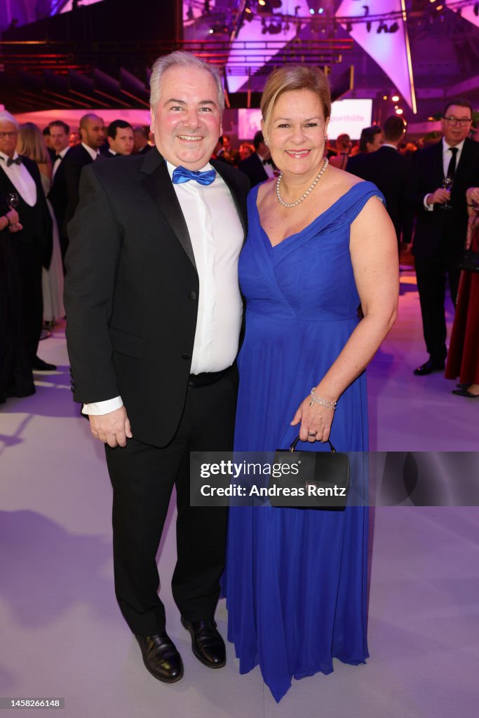 Nancy Faeser and her husband Eyke Grüning attend the Ball des Sports ... Nancy Faeser and her husband Eyke Grüning attend the Ball des Sports ...