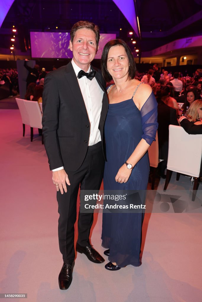 Oliver Glasner and his wife Bettina Glasner attend the Ball des... News ... Oliver Glasner and his wife Bettina Glasner attend the Ball des... News ...
