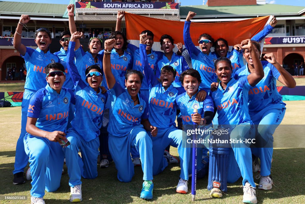 Players Of India Celebrates After Winning The Icc Womens U19 T20