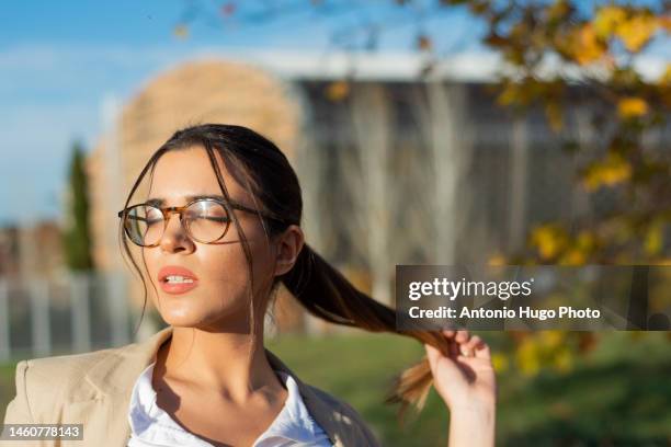 Woman Letting Hair Down Photos And Premium High Res Pictures Getty Images