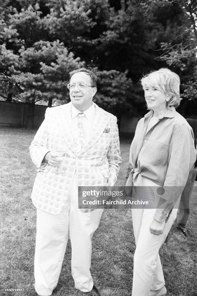 Martha Stewart And Friend Attend The Book Party For Ben Bradlees