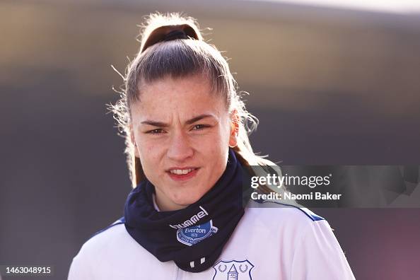 Jess Park Of Everton Warms Up Prior To The Fa Womens Super League