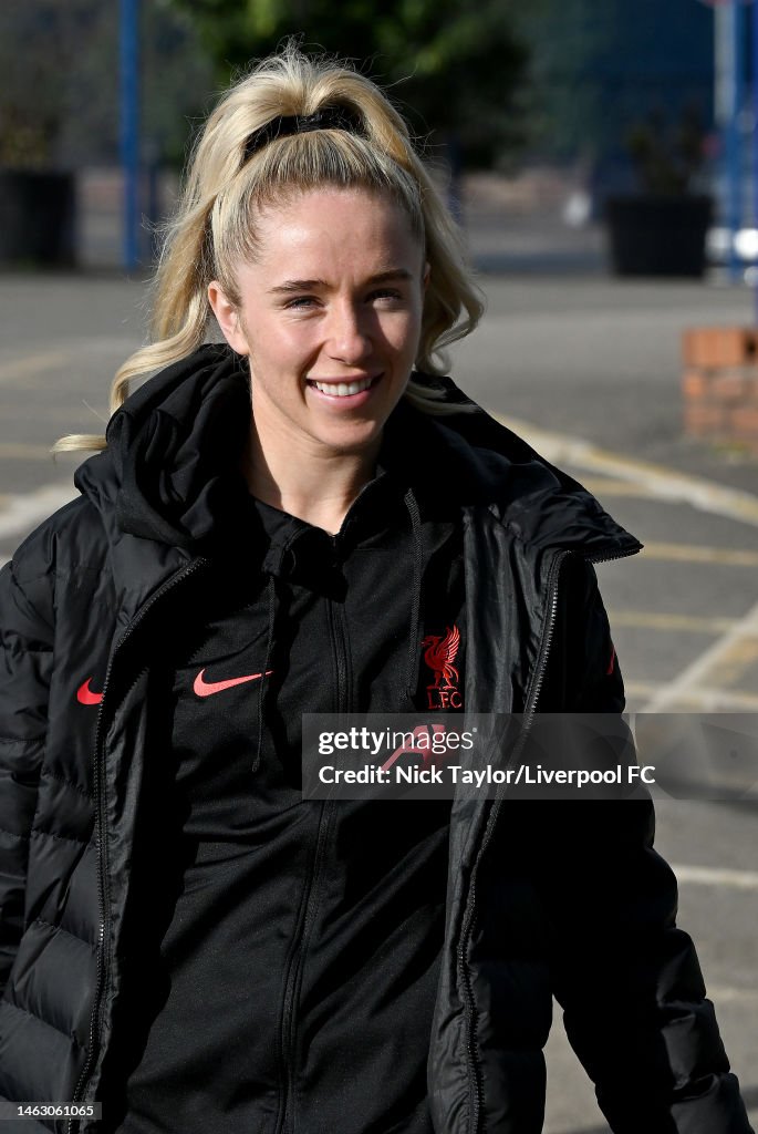 Missy Bo Kearns Of Liverpool Women Arriving Before The Fa Womens