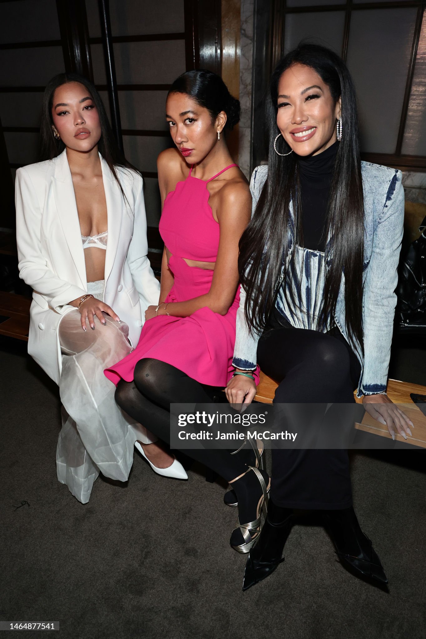 Kimora Lee Simmons And Daughters Ming And Aoki Lee At The Prabal Gurung