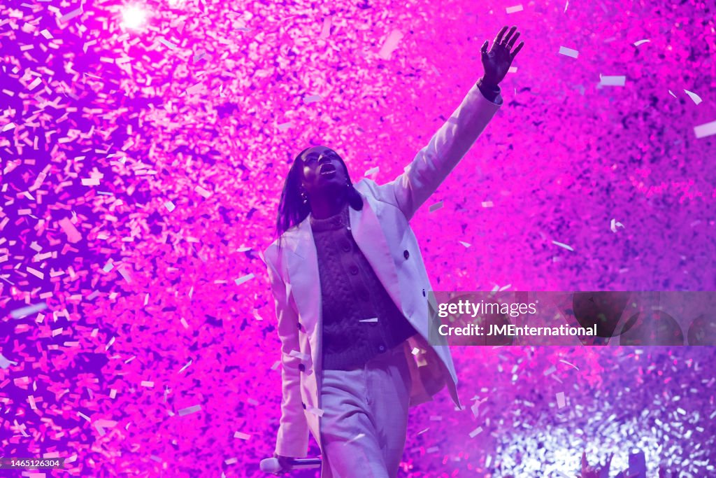 Cat Burns Performs On Stage During The Brit Awards 2023 At The O2