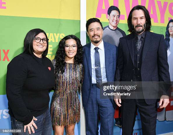 Nahnatchka Khan Randall Park Ali Wong And Keanu Reeves News Photo