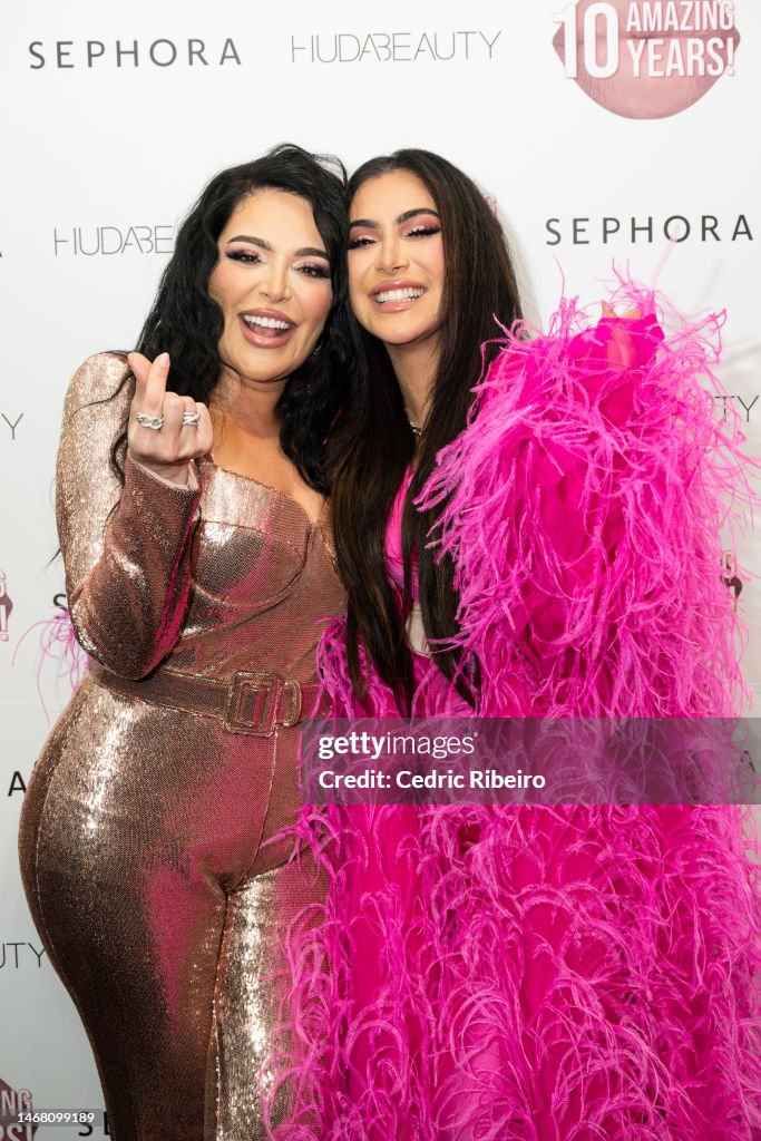 Mona Kattan Elamin And Huda Kattan Attend The Huda Beauty Sephora News Photo Getty Images