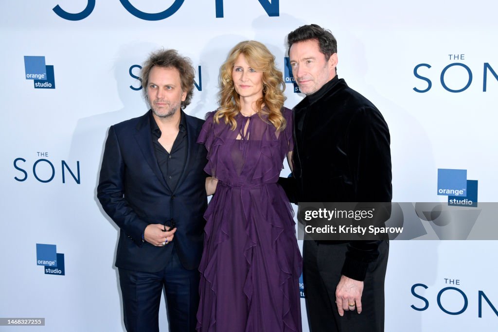 Florian Zeller Laura Dern And Hugh Jackman Attend The The Son