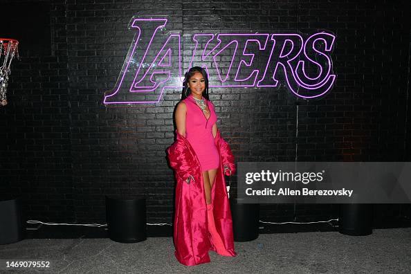 Saweetie Attends A Basketball Game Between The Los Angeles Lakers And