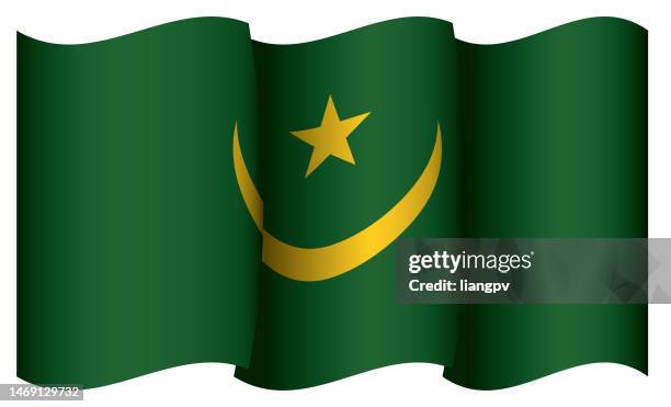 119 Mauritania Flag Vector High Res Illustrations Getty Images