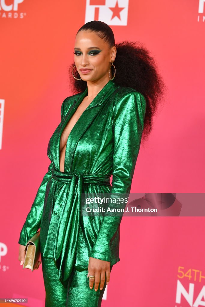 Elarica Johnson Arrives To The 54th Annual Naacp Image Awards At News Photo Getty Images
