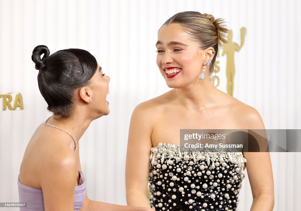 Antonia Gentry And Haley Lu Richardson Attend The 29th Annual Screen