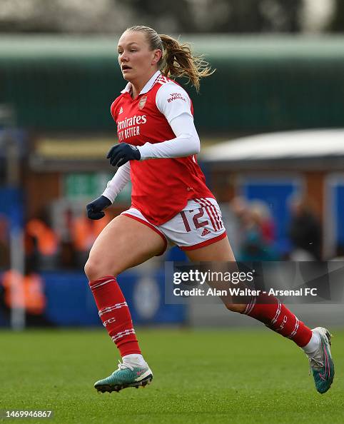 Frida Maanum of Arsenal during the WSL match between Chelsea Women ... Frida Maanum of Arsenal during the WSL match between Chelsea Women ...