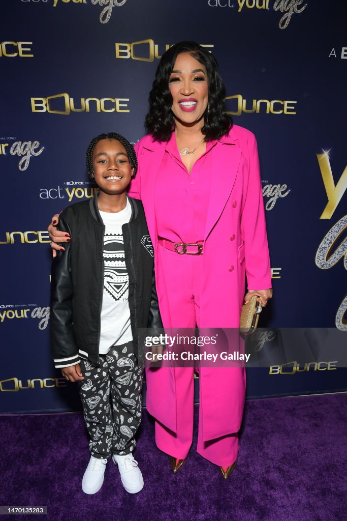 Kym Whitley and son Joshua Whitley attend Bounce TV's Kym Whitley and son Joshua Whitley attend Bounce TV's