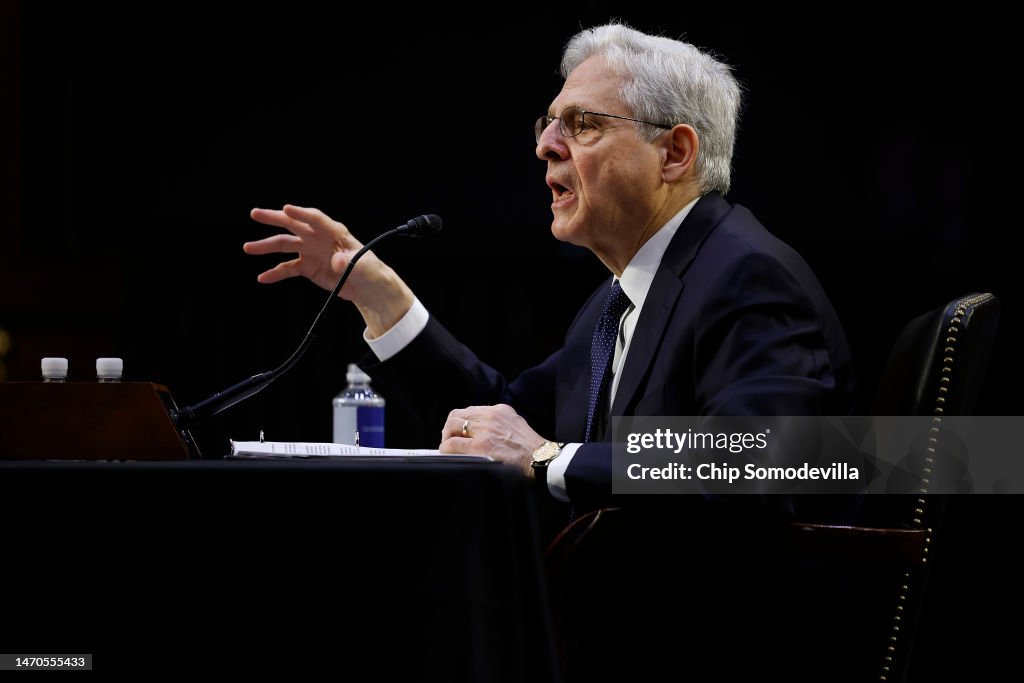 U S Attorney General Merrick Garland Testifies Before The Senate