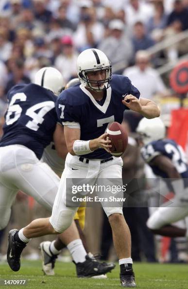 Quarterback Zack Mills Of The Penn State Nittany Lions Hands The Ball