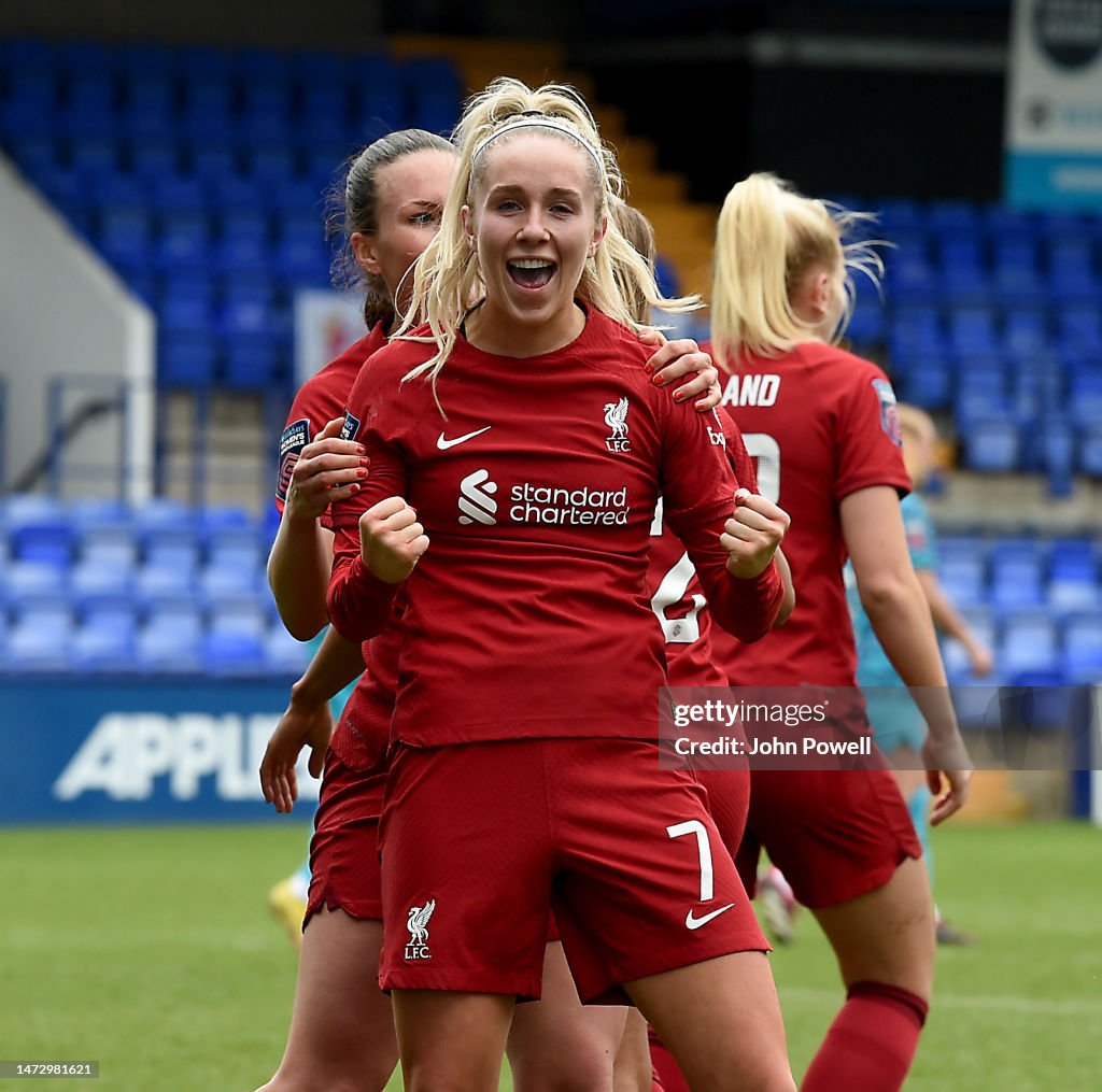 Missy Bo Kearns Of Liverpool Women Celebrates After Scoring The News