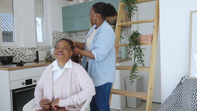 Mother Daughter Doing Hair Videos And Hd Footage Getty Images