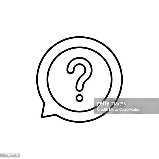 Thin Icon Question Mark High Res Illustrations - Getty Images Thin Icon Question Mark High Res Illustrations - Getty Images